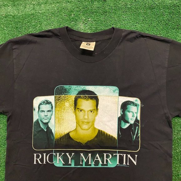 Vintage | Shirts | Ricky Martin Vintage 9s Y2k Pop Music Band Tshirt ...